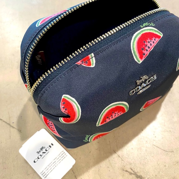 Coach | Bags | Coach Watermelon Print Zipper Bagbrand New | Poshmark